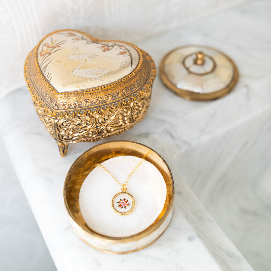 Pressed Floral Necklace - Pressed Floral